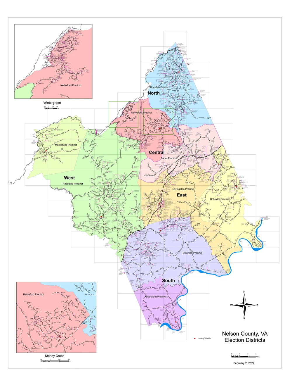 New Precinct Maps — Nelson County Democratic Committee