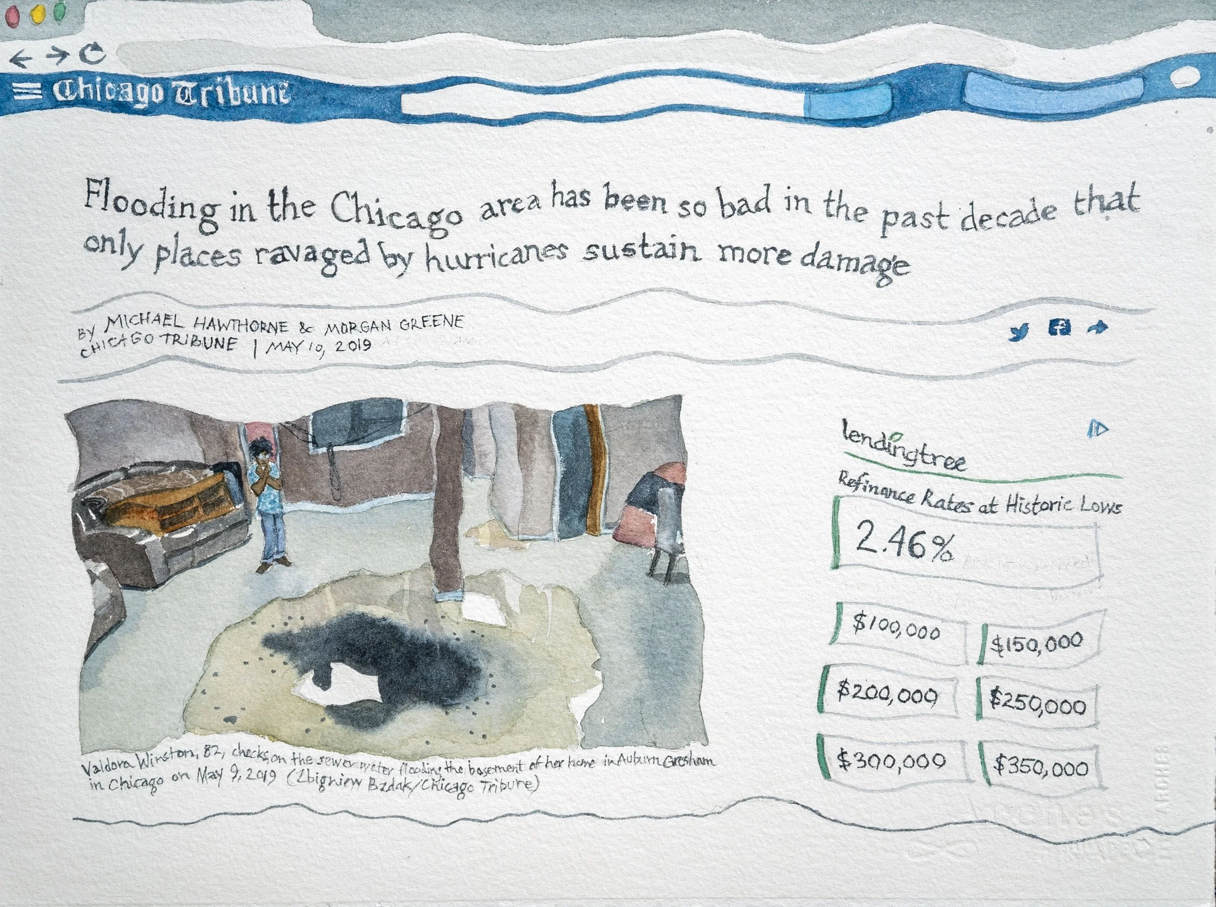 Chicago & the Rain — Meredith Leich