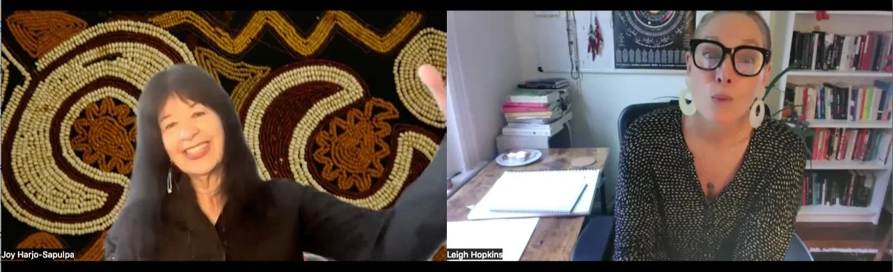 Leigh Hopkins | Interview with Joy Harjo — KHÔRA