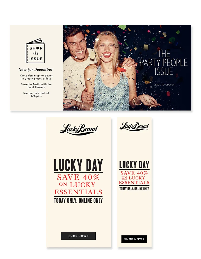 Lucky Brand Ads