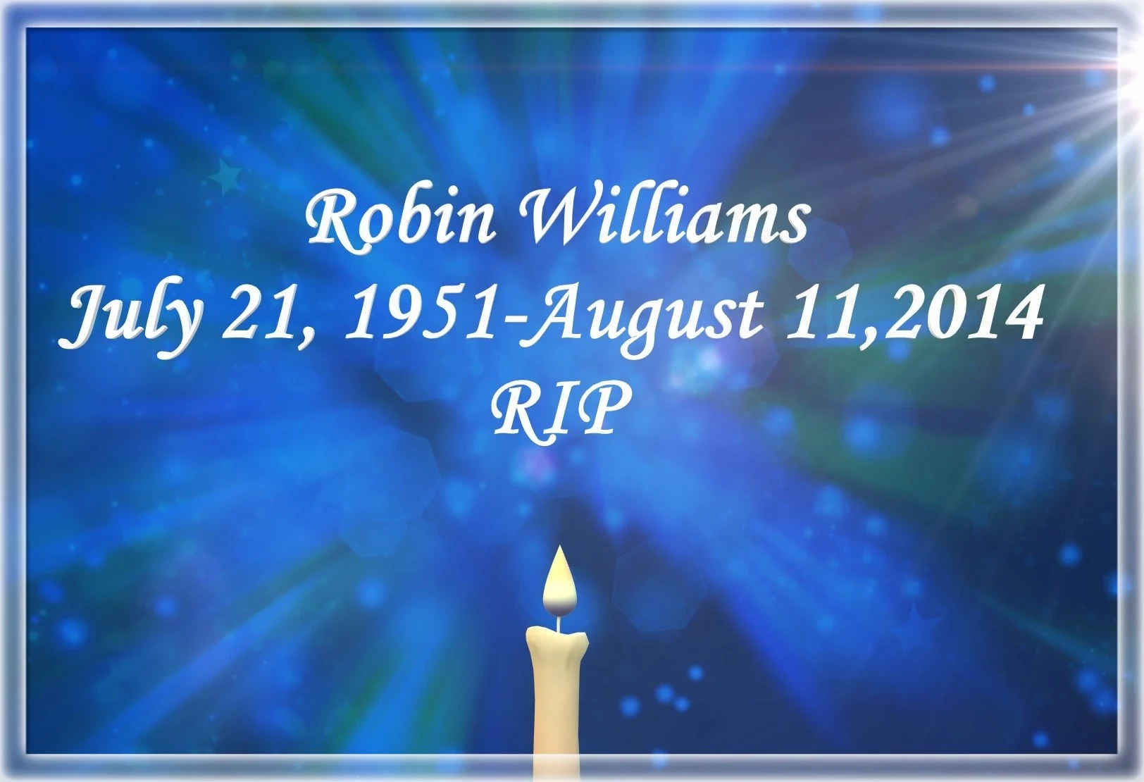 Remembering Robin Williams! — AngelasArtArea