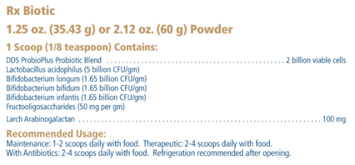 Rx Biotic Powder 1.25oz (35.43g) - PawromaTherapy