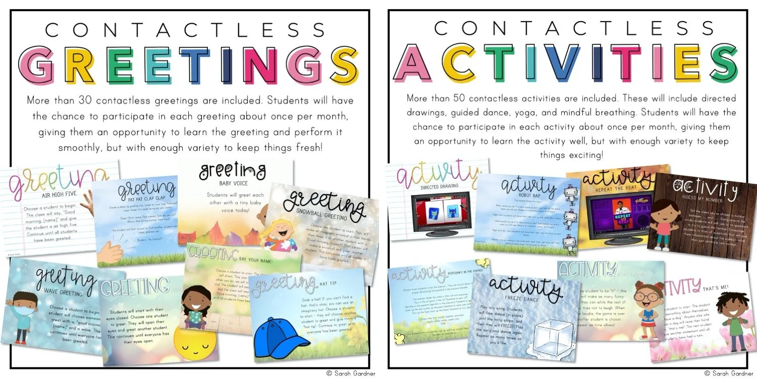 5 Contactless Morning Meeting Activities — Sarah Gardner