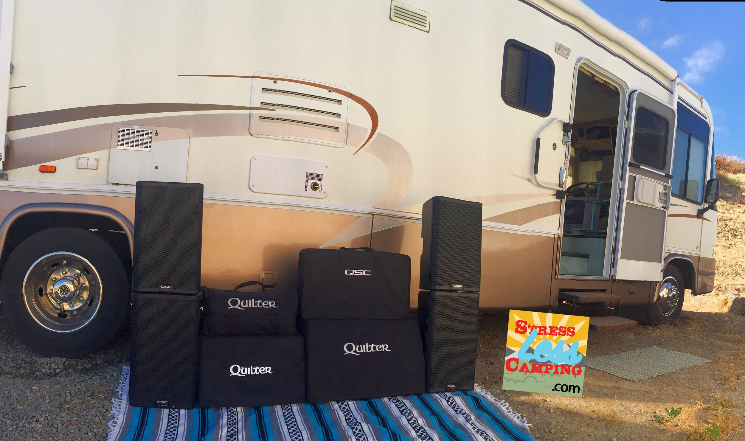 Musicians tour the US in an RV