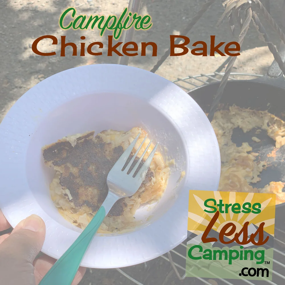 Easy campfire chicken bake recipe - Dutch oven classic recipe