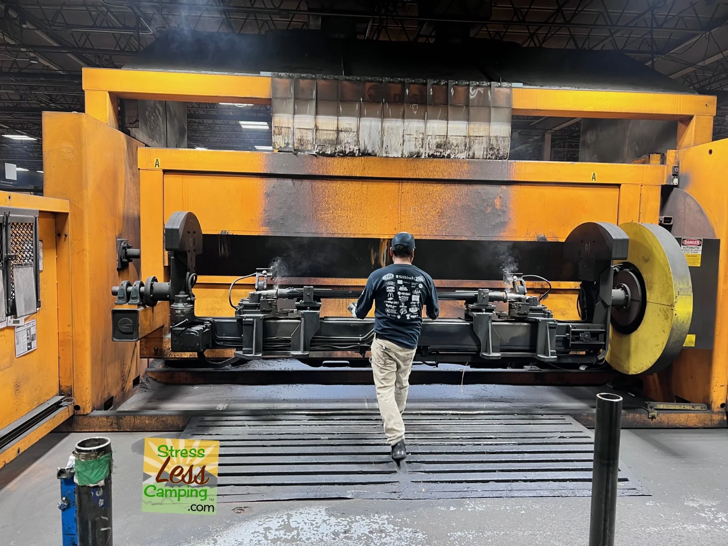 Touring a Lippert RV axle factory