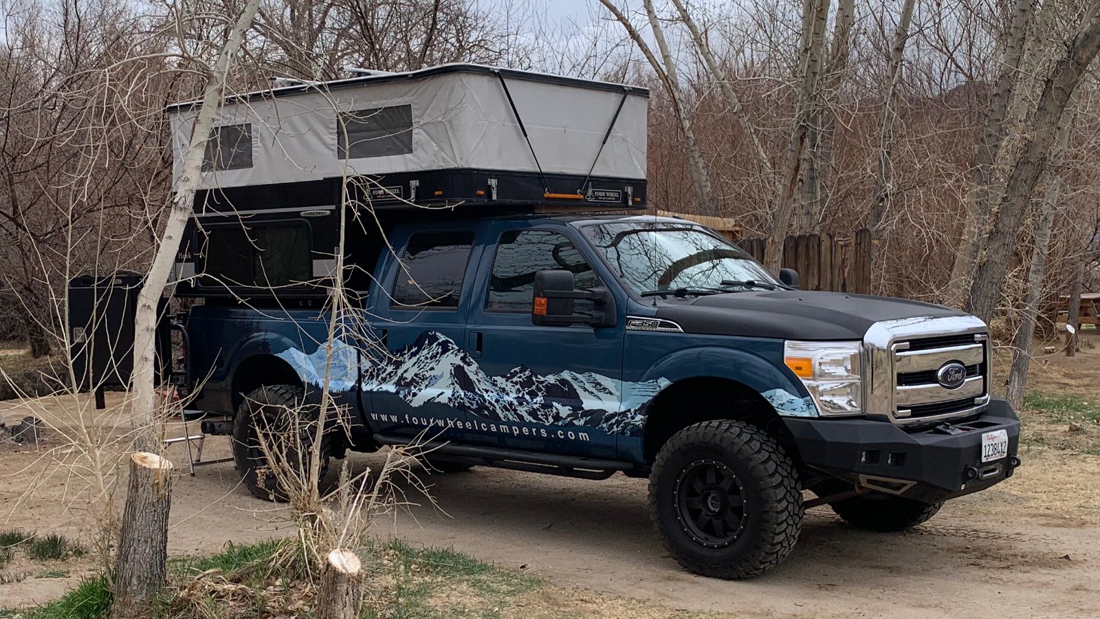 Ten days in a four wheel pop-up camper
