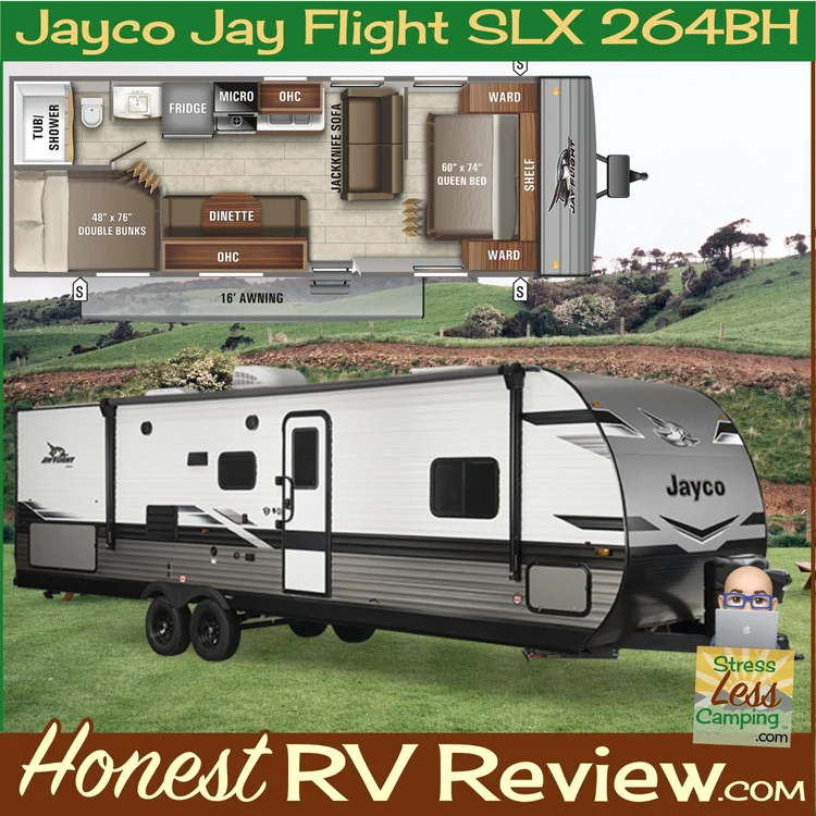 Jayco Jay Flight SLX 8 264BH bunk house travel trailer review