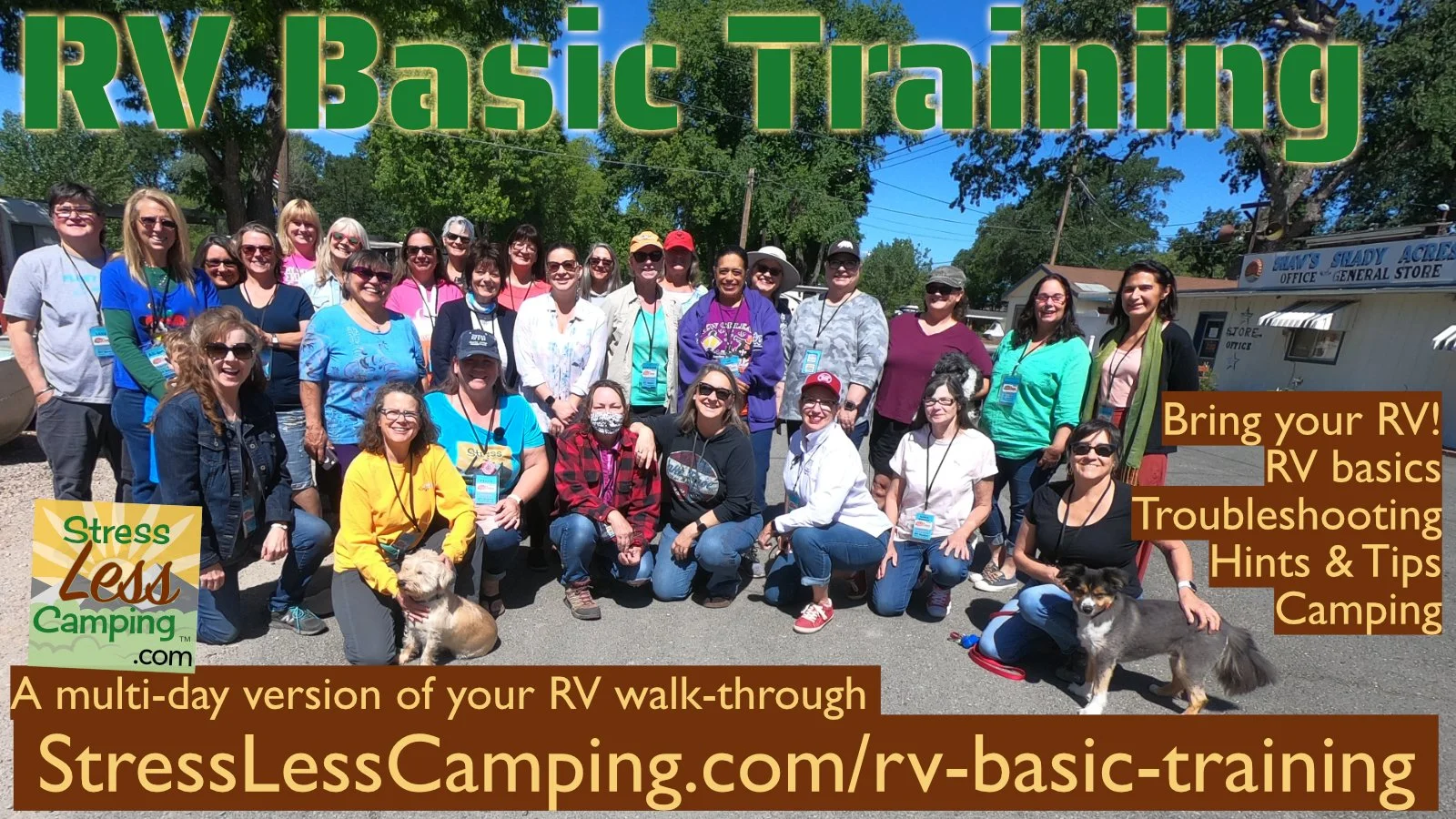 RV lifestyle speakers for groups and gatherings