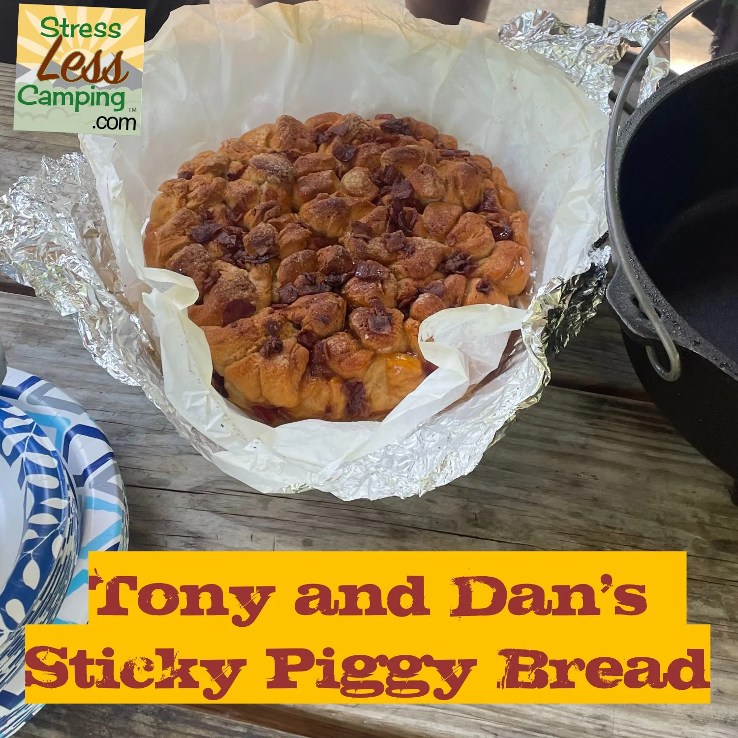 Tony and Dan's Sticky Piggy Bread Recipe