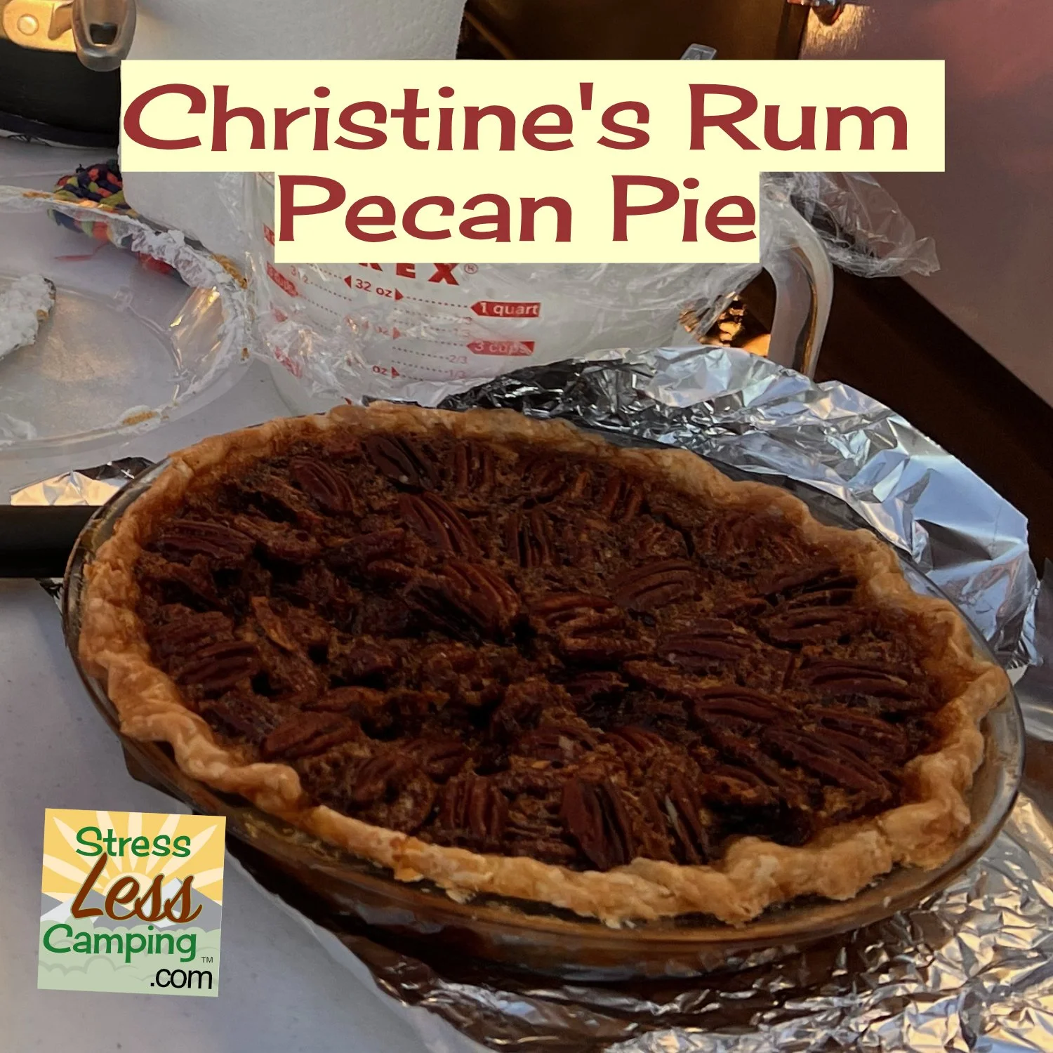 Christine's Dark Rum Pecan Pie Recipe
