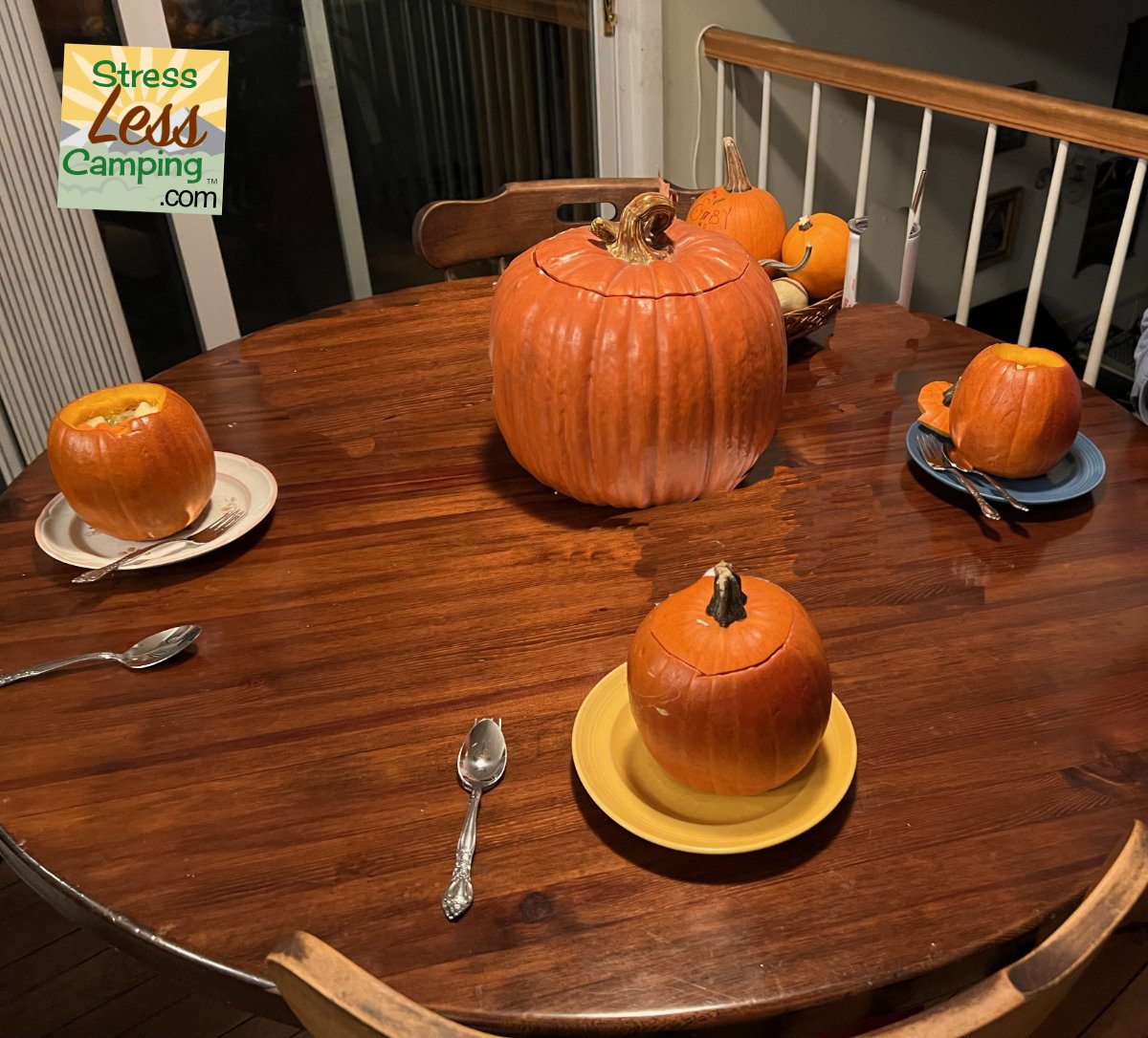 Steve's Savory Autumn Stew - Stuffed Pumpkins