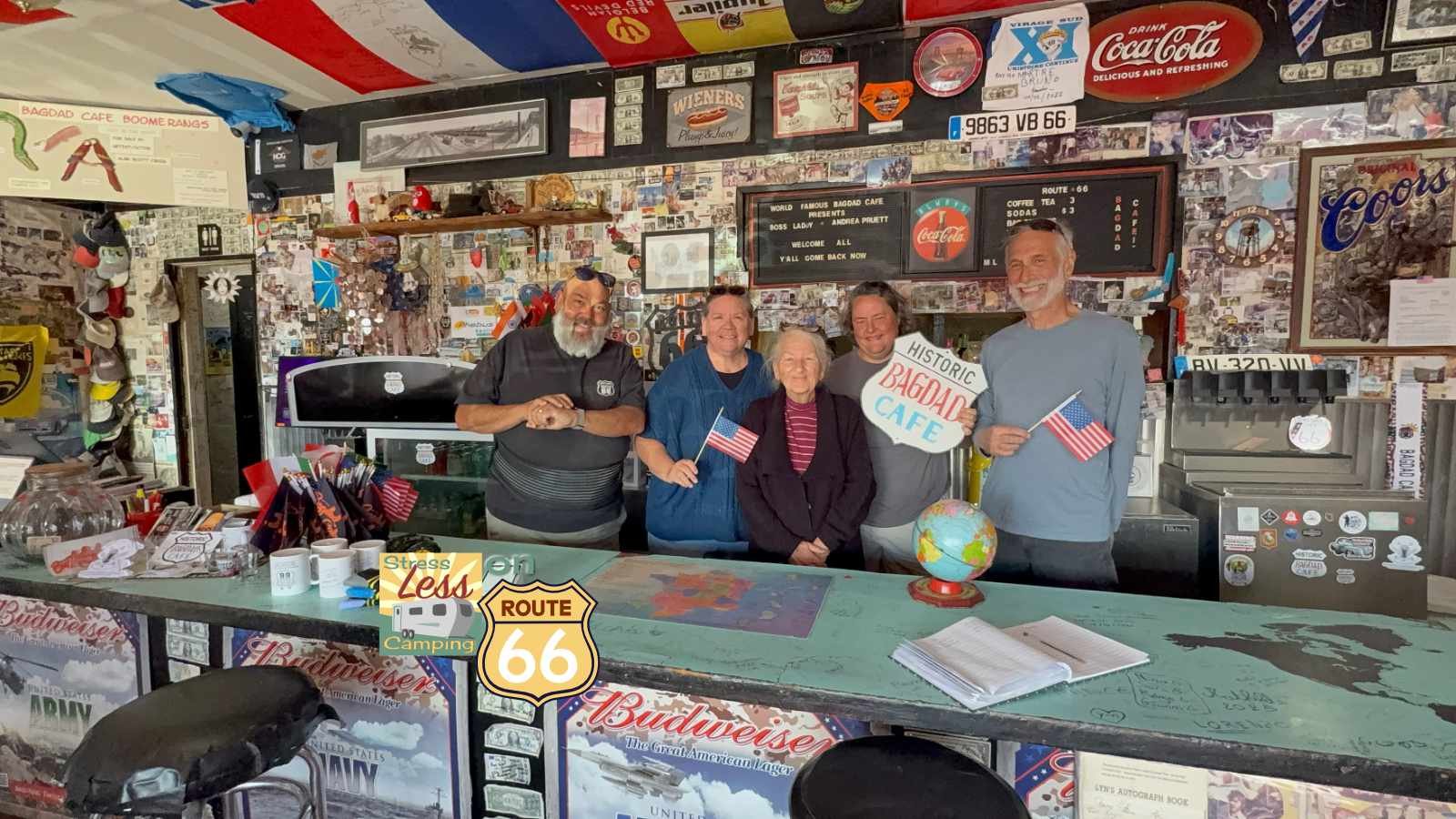 The Bagdad Cafe in Newberry Springs, CA on Route 66 - wow