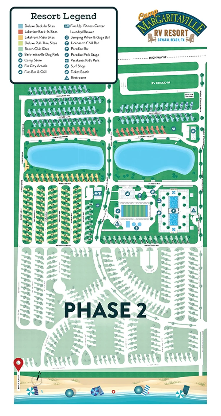 Camp Margaritaville in Crystal Beach, Texas