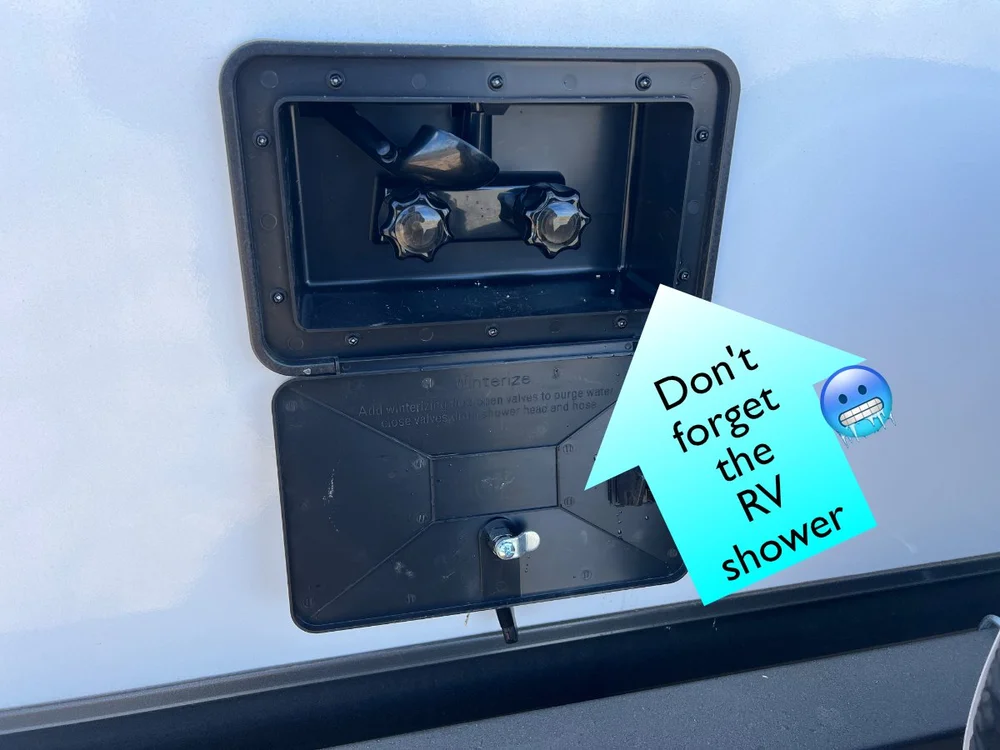 How can I protect my RV from freezing temperatures?