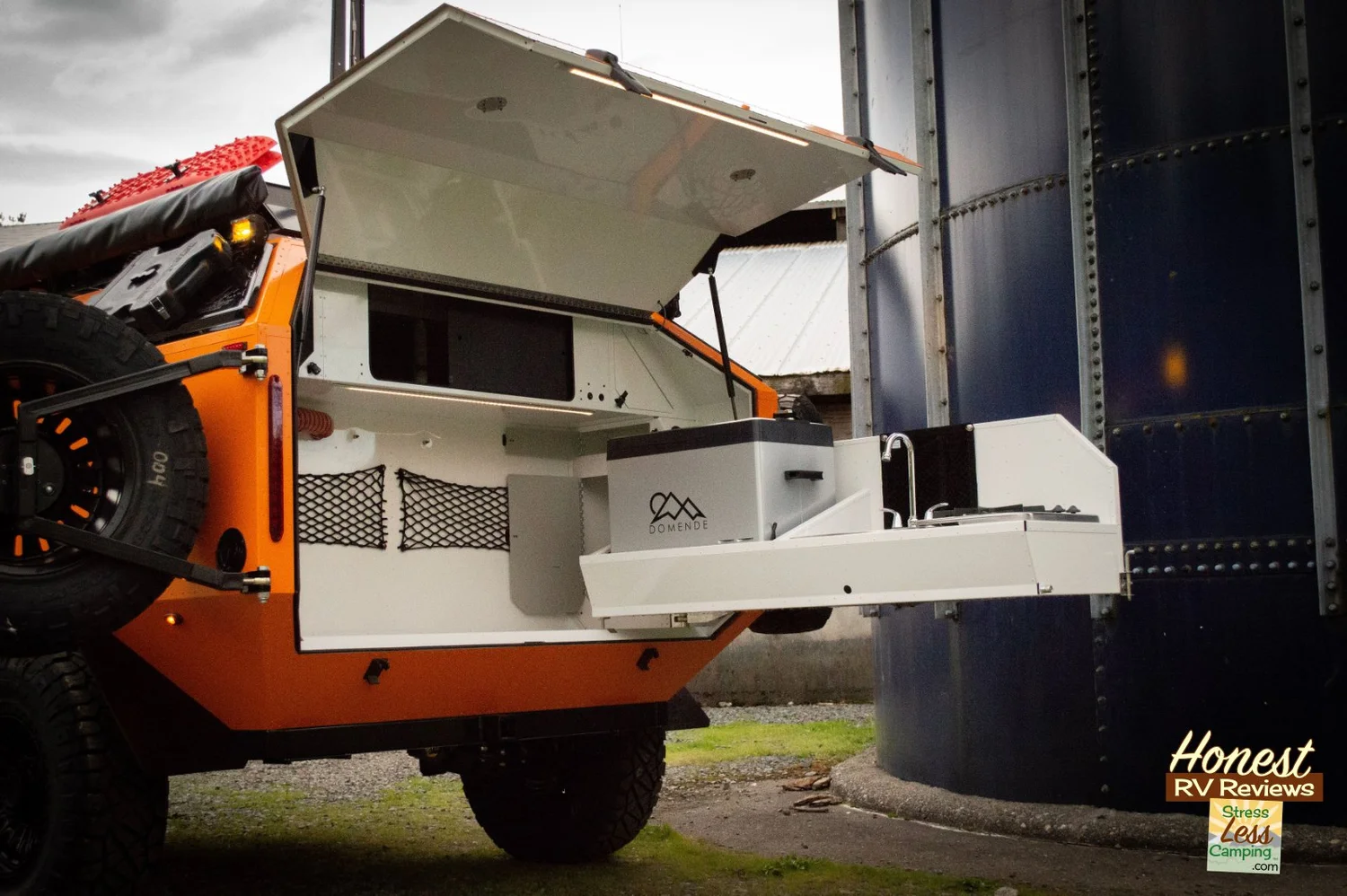 A trailer ready for the end of the world or the ends of the earth
