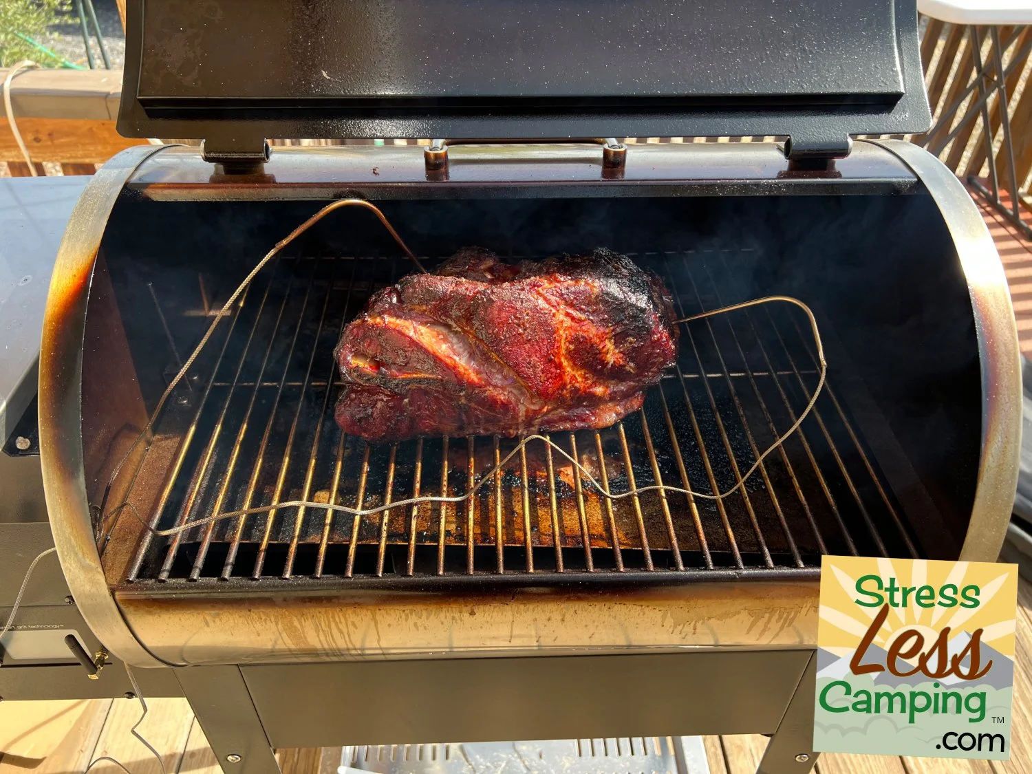 RecTeq 340 smoker review for off-grid RV camping and boondocking