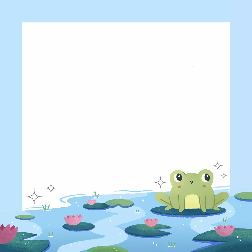 Frog Friend Sticky Notes — Tiffany Connolly