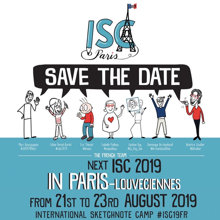 International Sketchnote Camp is coming to Paris France, August 21-23 ...