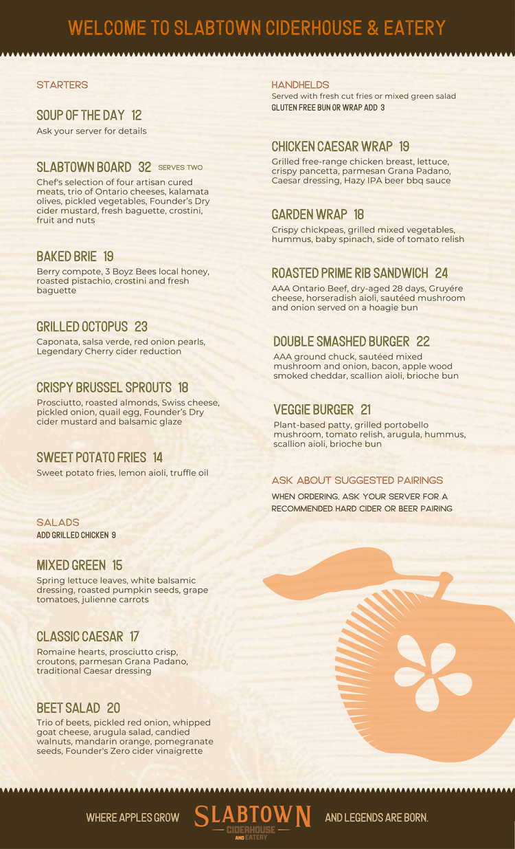 Eatery — Slabtown Cider Co.