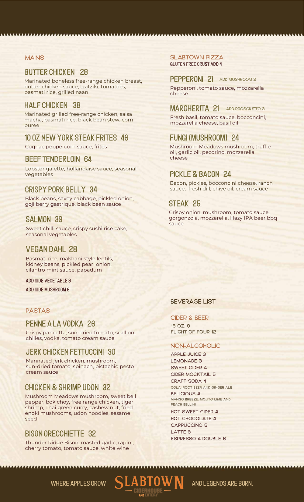 Eatery — Slabtown Cider Co.