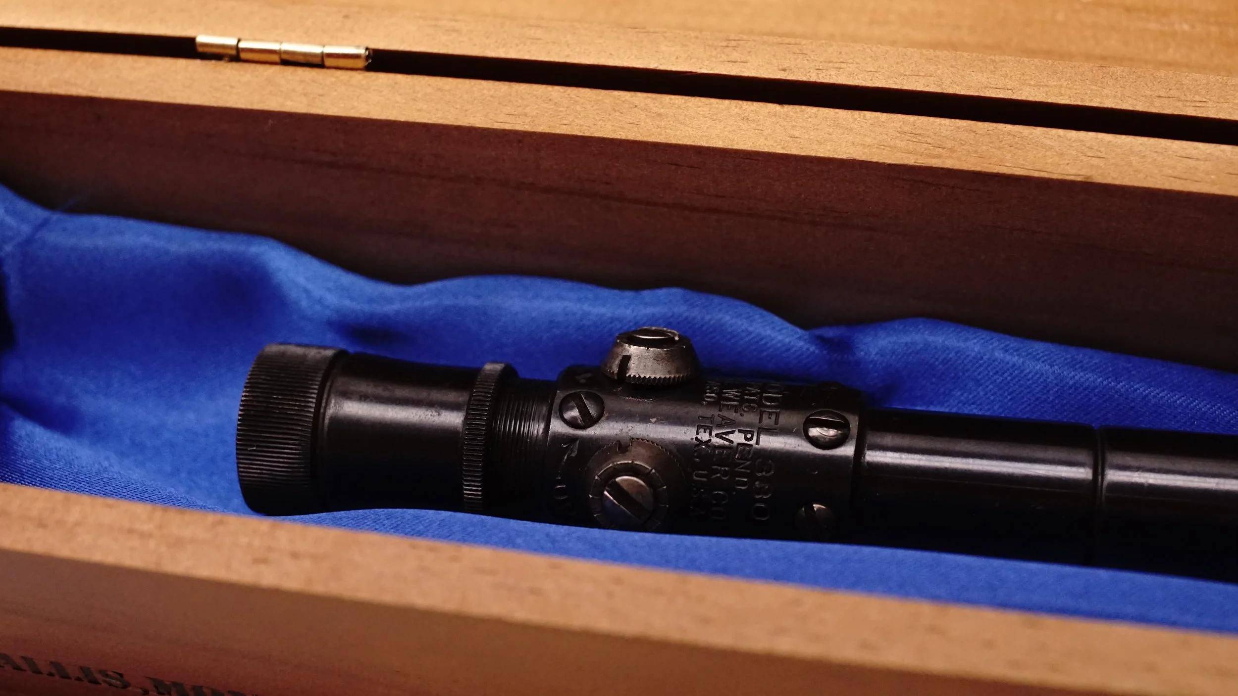 Vintage Gun Scopes — Weaver 330 Sniper Scope, 3/4". c.1930-47. Single Post.