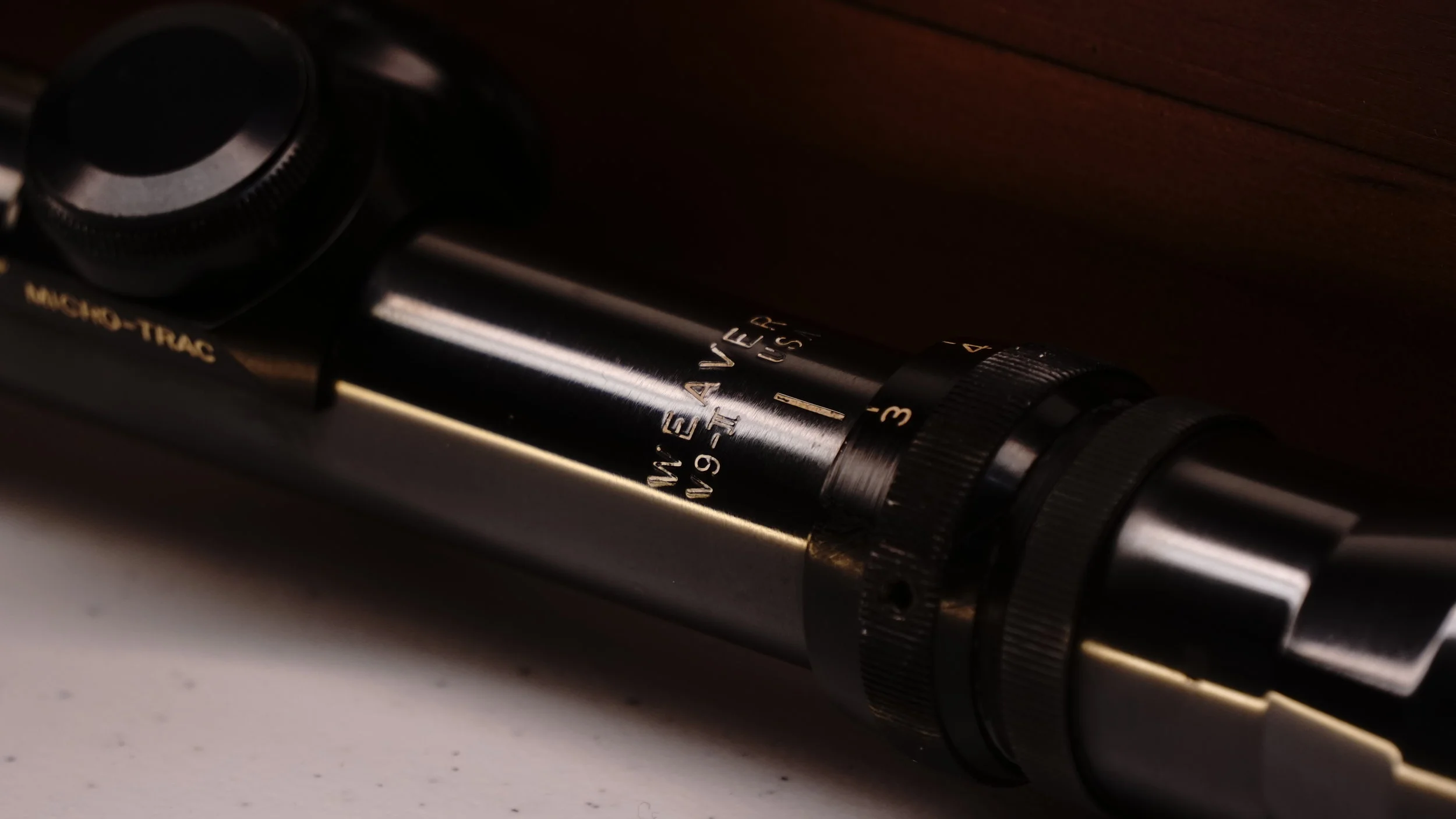 Vintage Gun Scopes — Weaver V9-II 3x-9x, Micro Trac, Steel Lite II. 1 ...