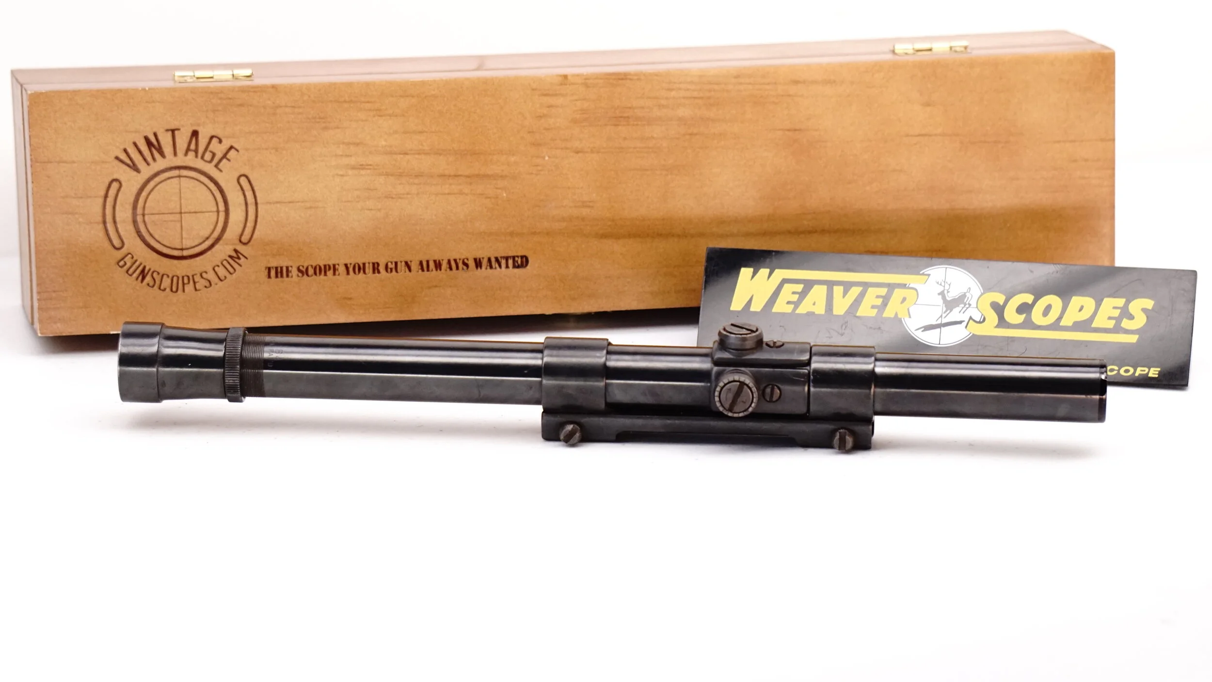 Vintage Gun Scopes — Fixed Power 3/4 and 7/8 Inch Tubes