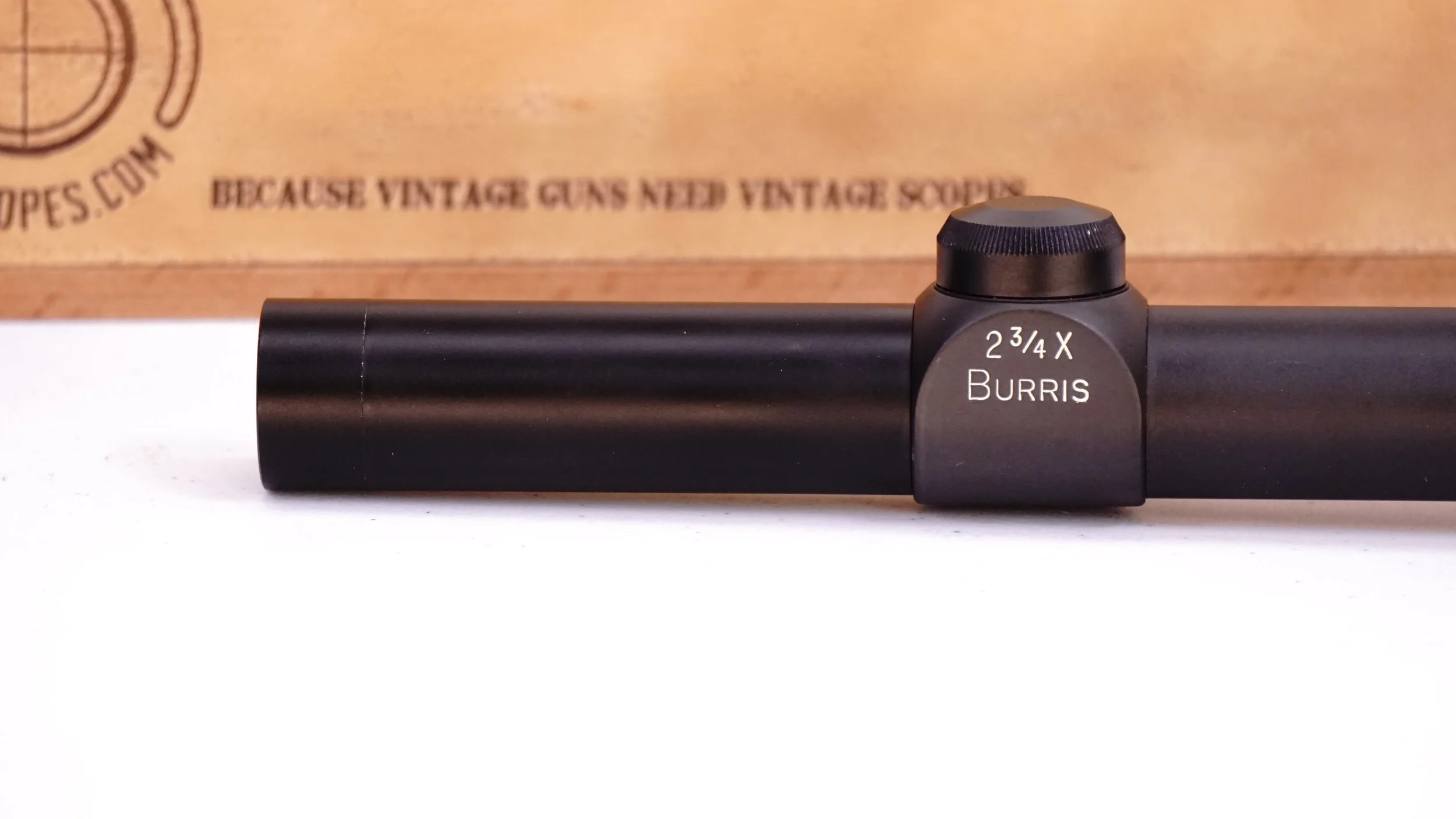 Vintage Gun Scopes — Burris 2-3/4x Intermediate Eye Relief. 1". Duplex.