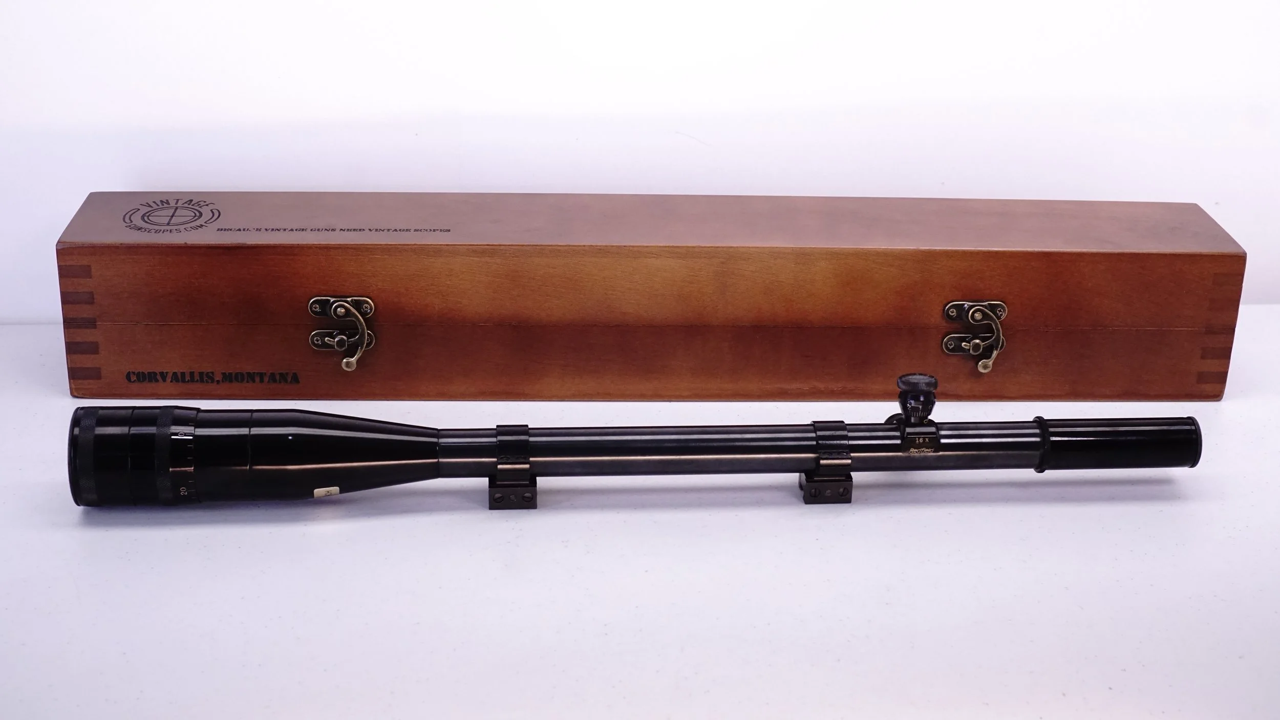 Vintage Gun Scopes — Redfield 3200 16x. Near Mint, Fine Crosshair.