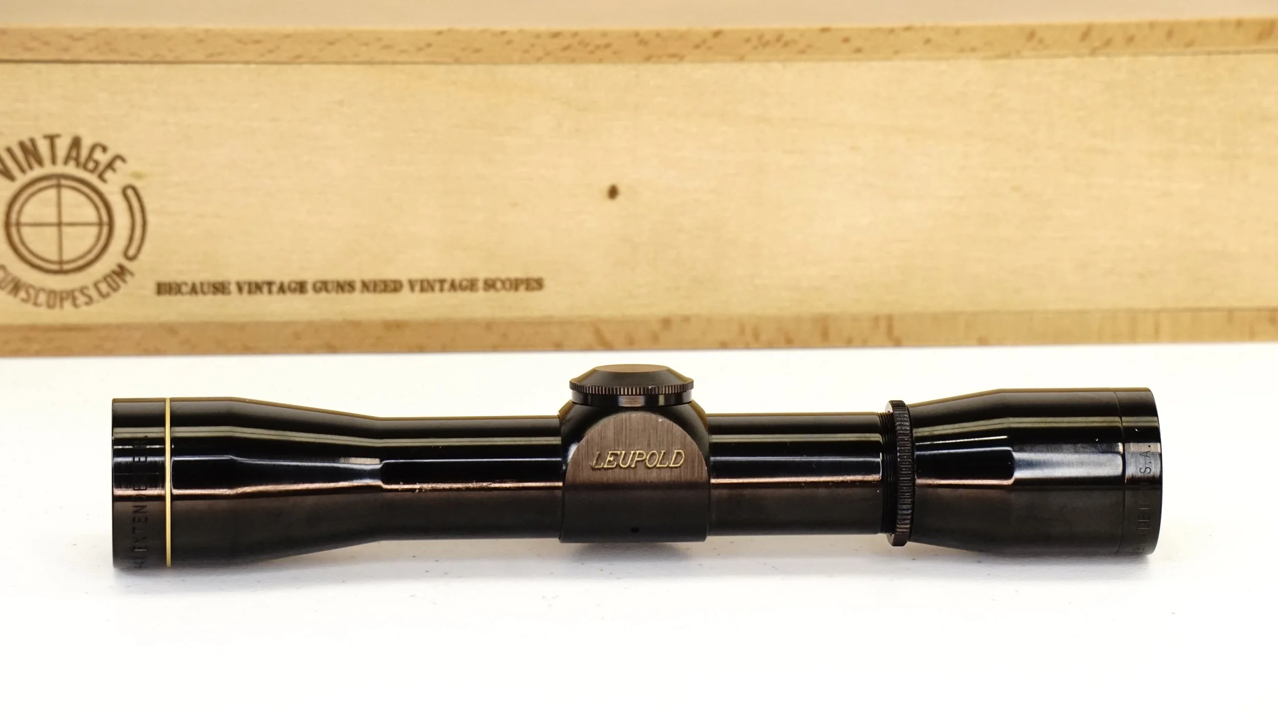 Vintage Gun Scopes — Leupold M8-4x EER Pistol Scope. 1". c.1979-85 ...