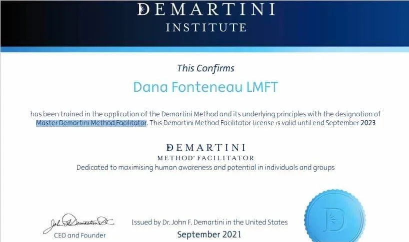 Demartini Method — Dana Fonteneau