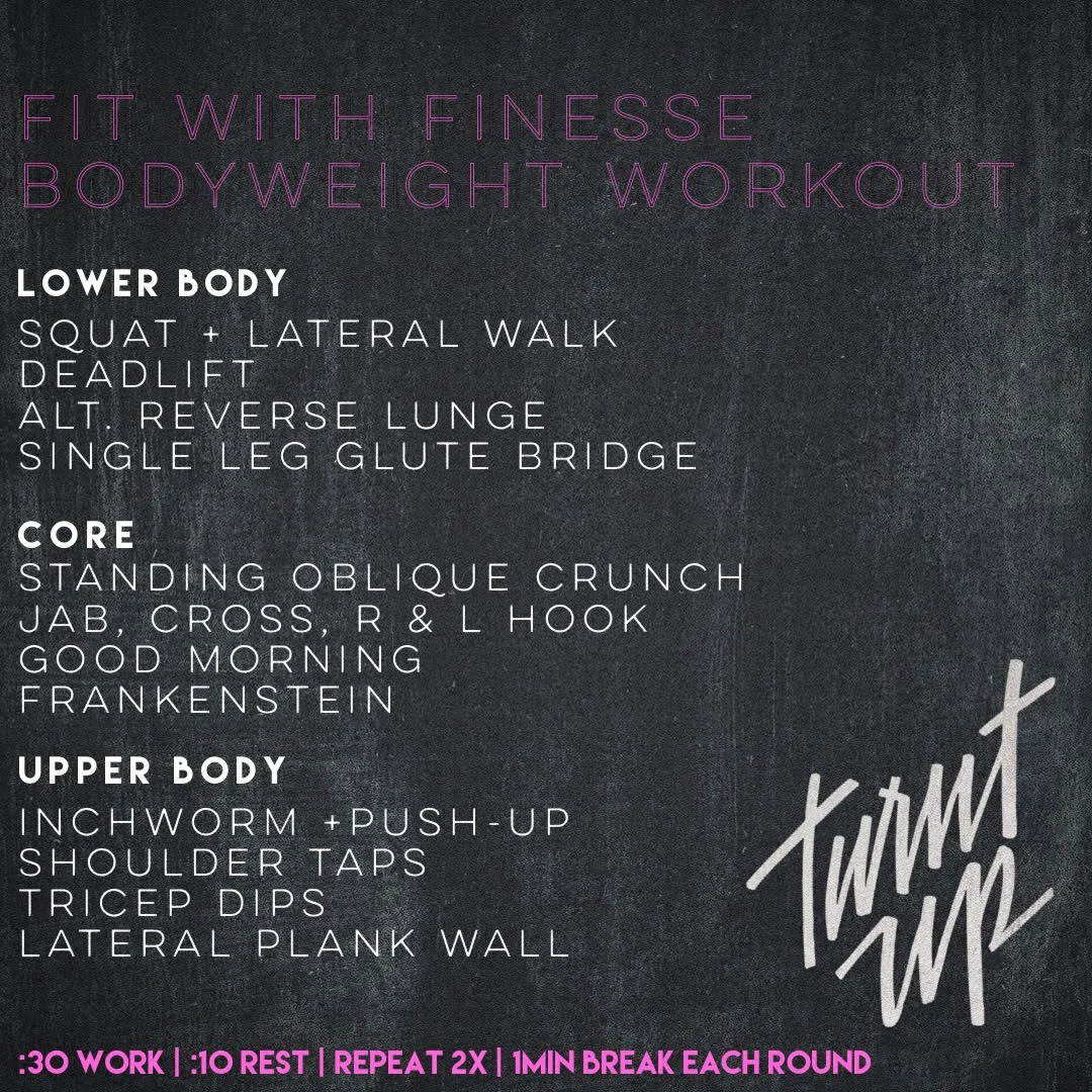 Fit with Finesse IG Live Recap — Fit + Finesse