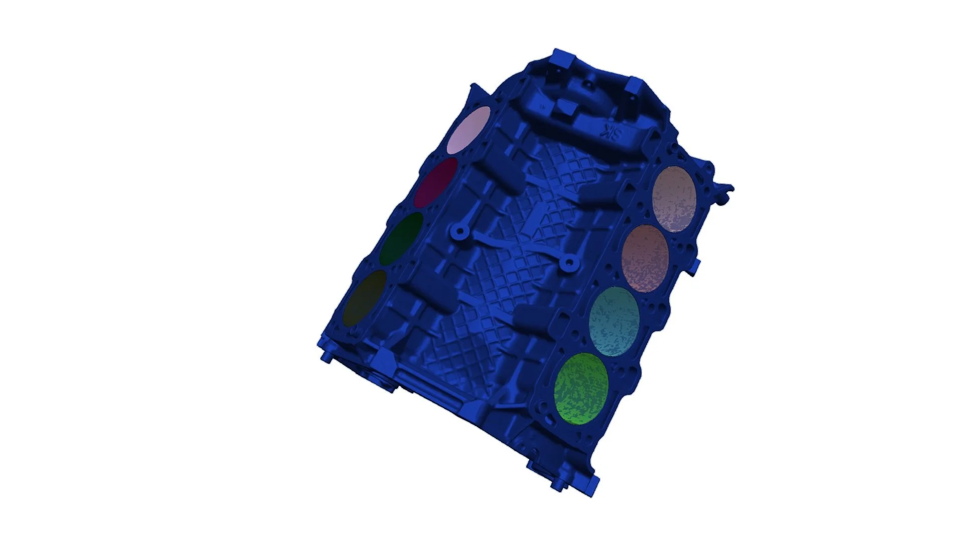 Ford barra engine 3D scan — Bremar Automotion 3D Scan Store