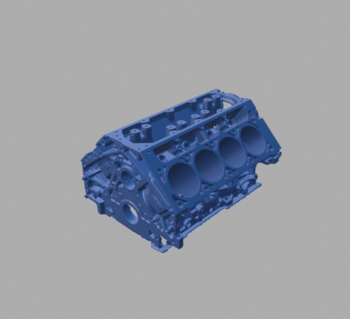 LS Engine Block - 3D Scan (STL) [Item: SBU] — Bremar Automotion 3D Scan ...