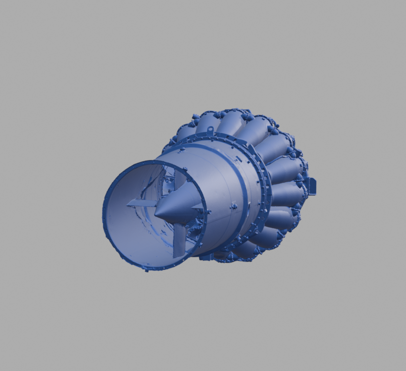 de Havilland Goblin Jet Engine - 3D Scan (STL) [Item: SBU] — Bremar ...