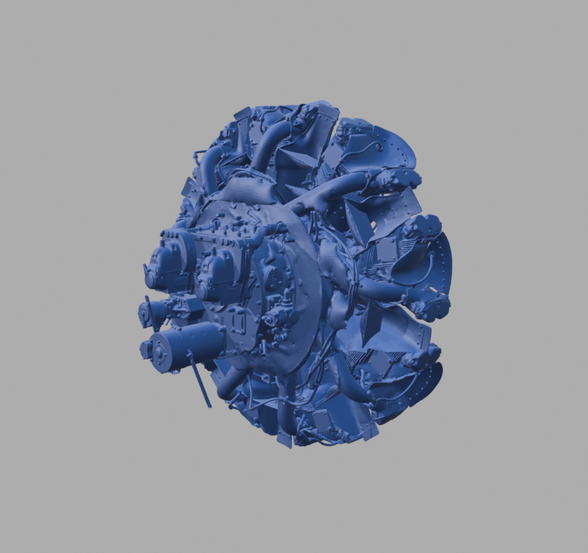 Wright R-1820 Cyclone 9 Engine - 3D Scan (STL) [Item: SBU] — Bremar ...
