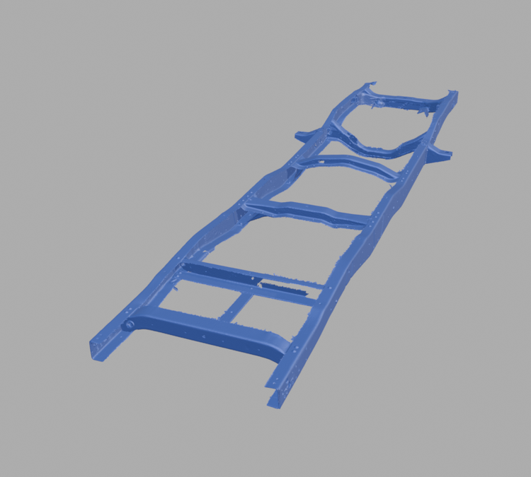 64 F-100 Short-Bed (SB) Frame - 3D Scan (STL) [Item: PSU] — Bremar ...
