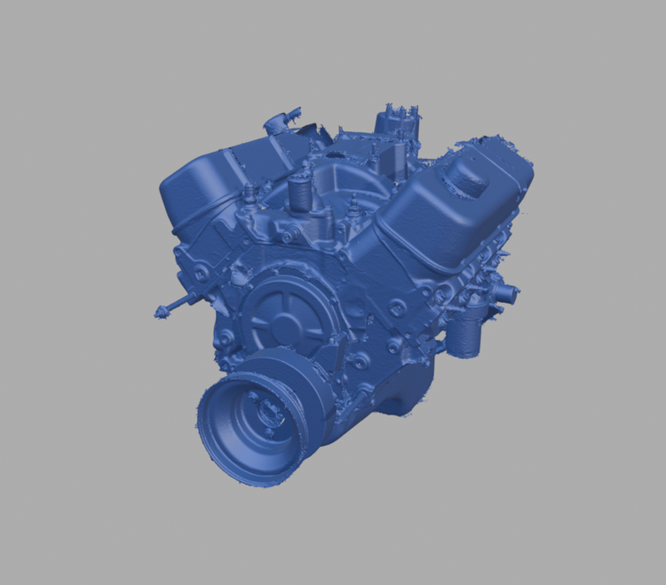 Chevrolet Big Block w/ Transmission & Cylinder Heads - 3D Scan (STL ...