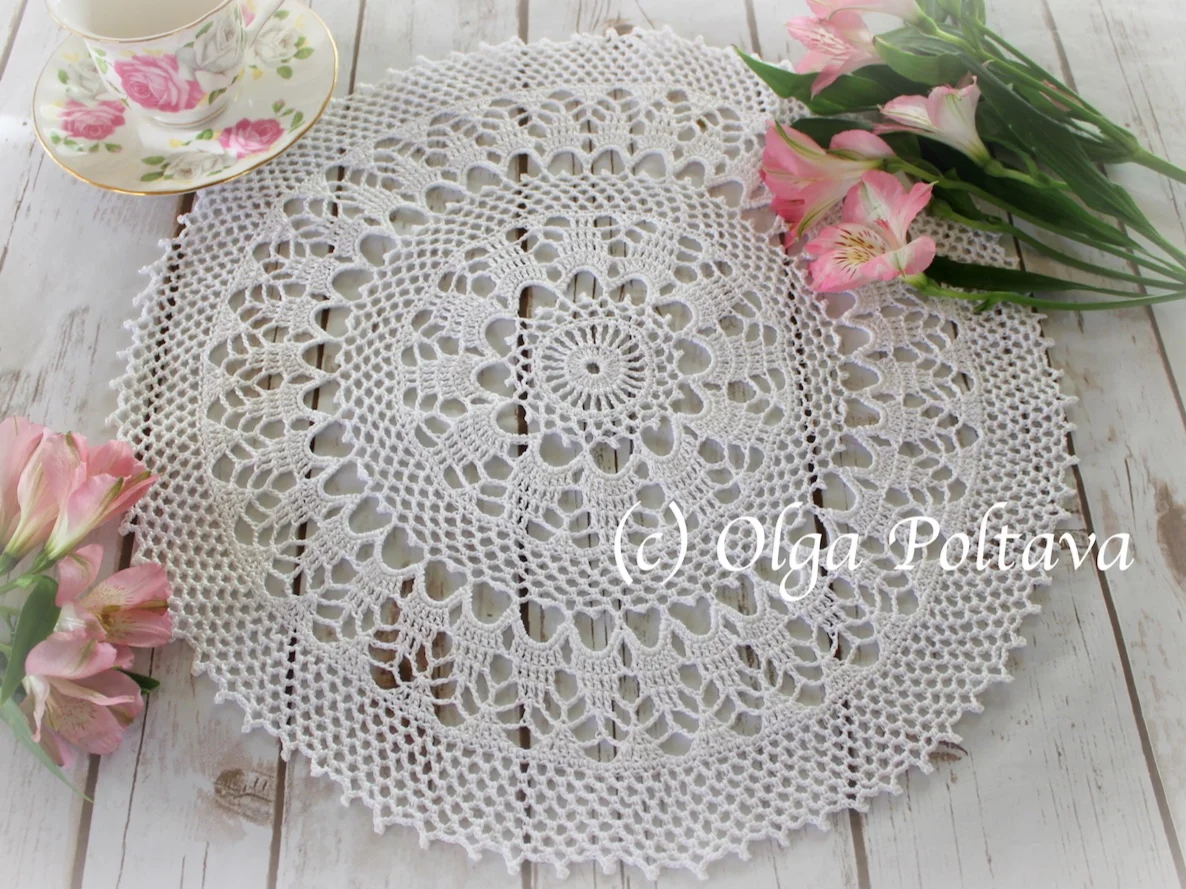 Newborn Hat with Lace Design, Free Crochet Pattern — Olga Poltava