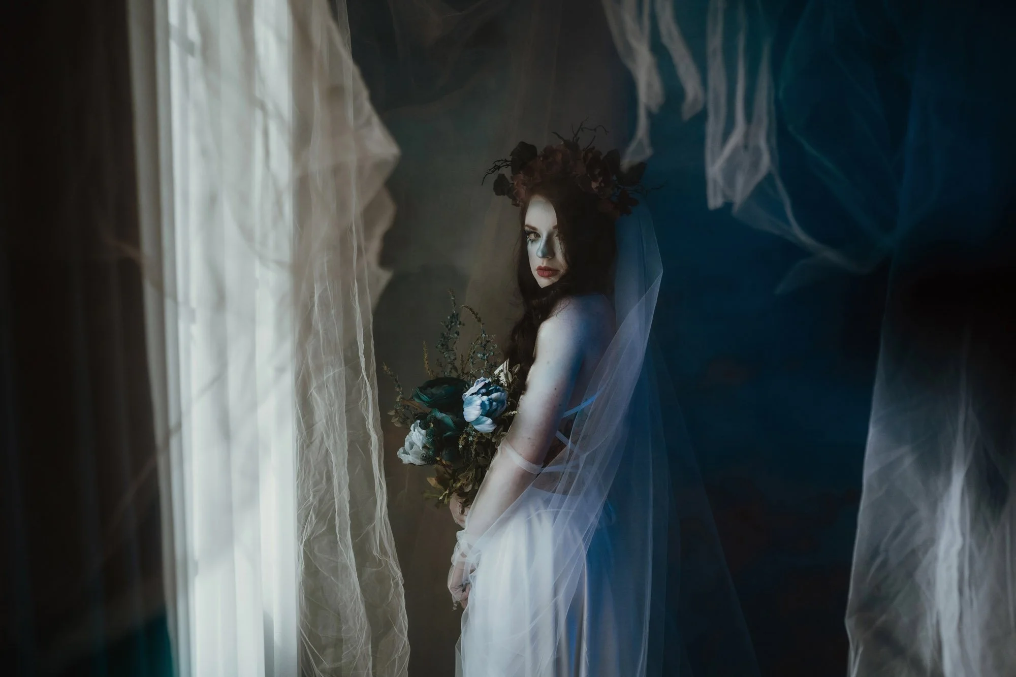Corpse Bride Boudoir Session — Asheville Boudoir Photography