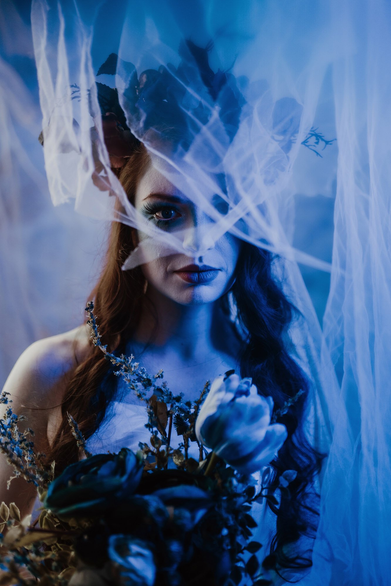 Corpse Bride Boudoir Session — Asheville Boudoir Photography