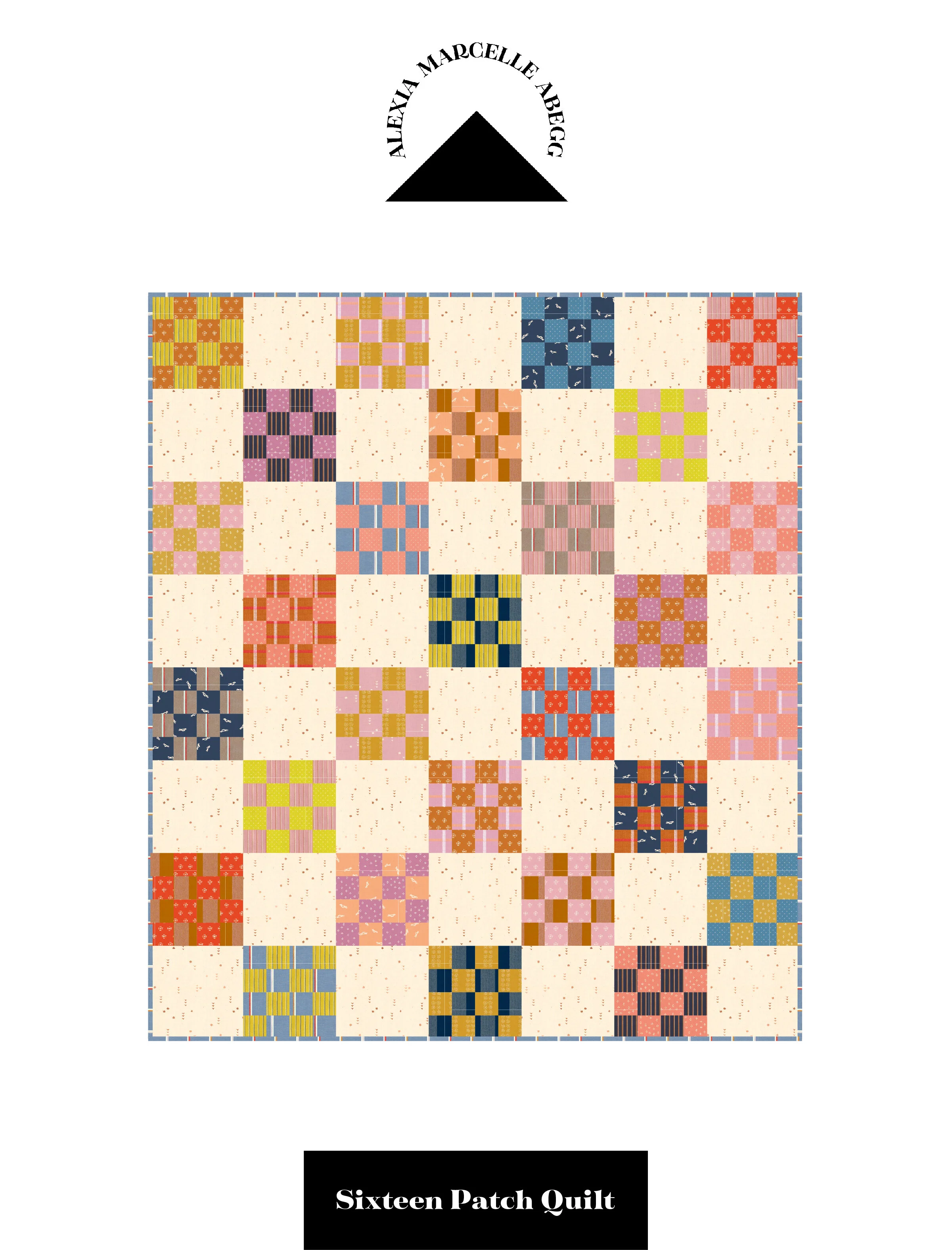 Two at a Time Star Chain Quilt free PDF pattern — Alexia Marcelle Abegg