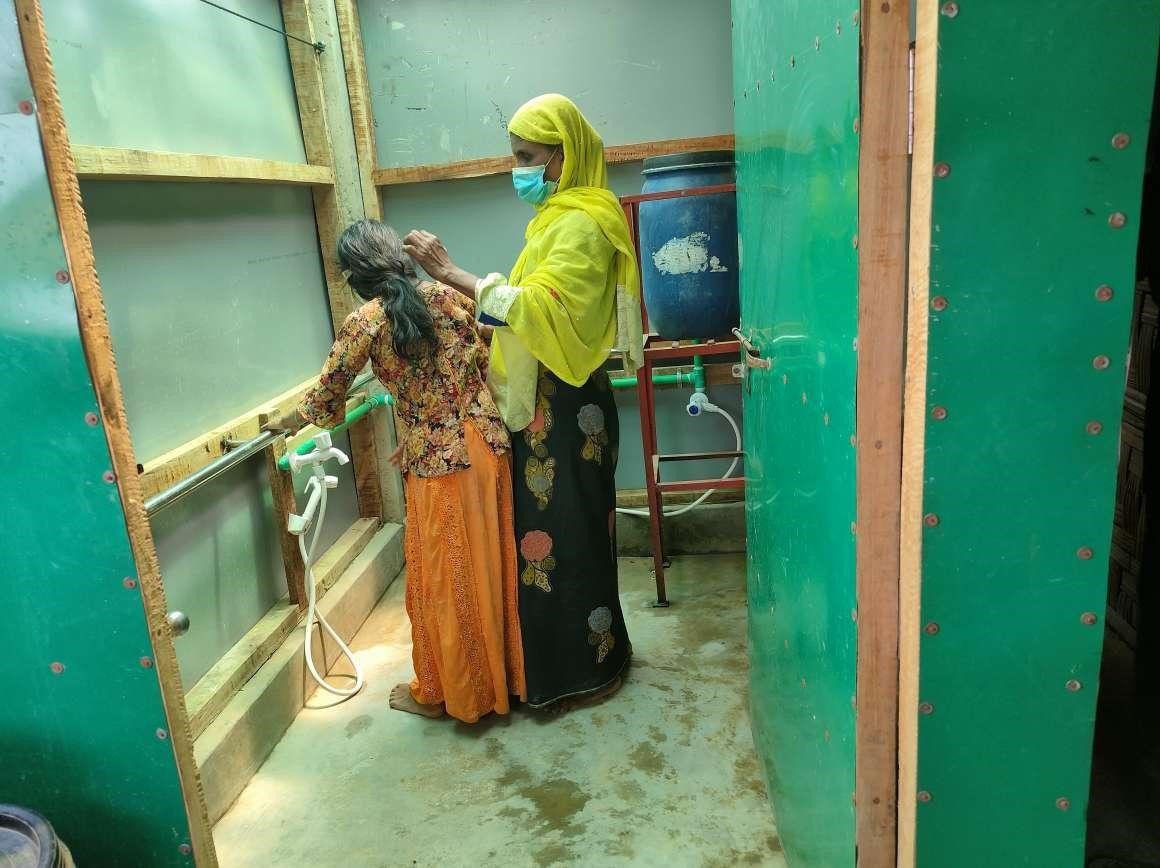 Accessible latrines supporting independence in Cox's Bazar camps — AHP
