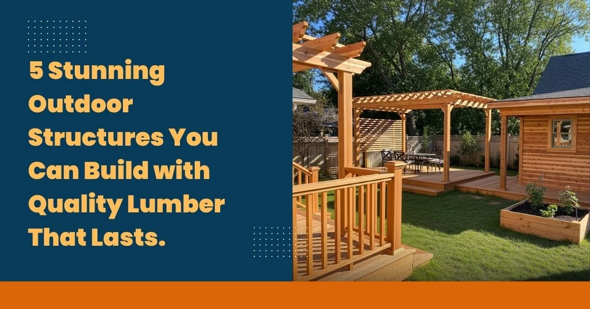 5 Stunning Outdoor Structures You Can Build with Lumber from Hall ...