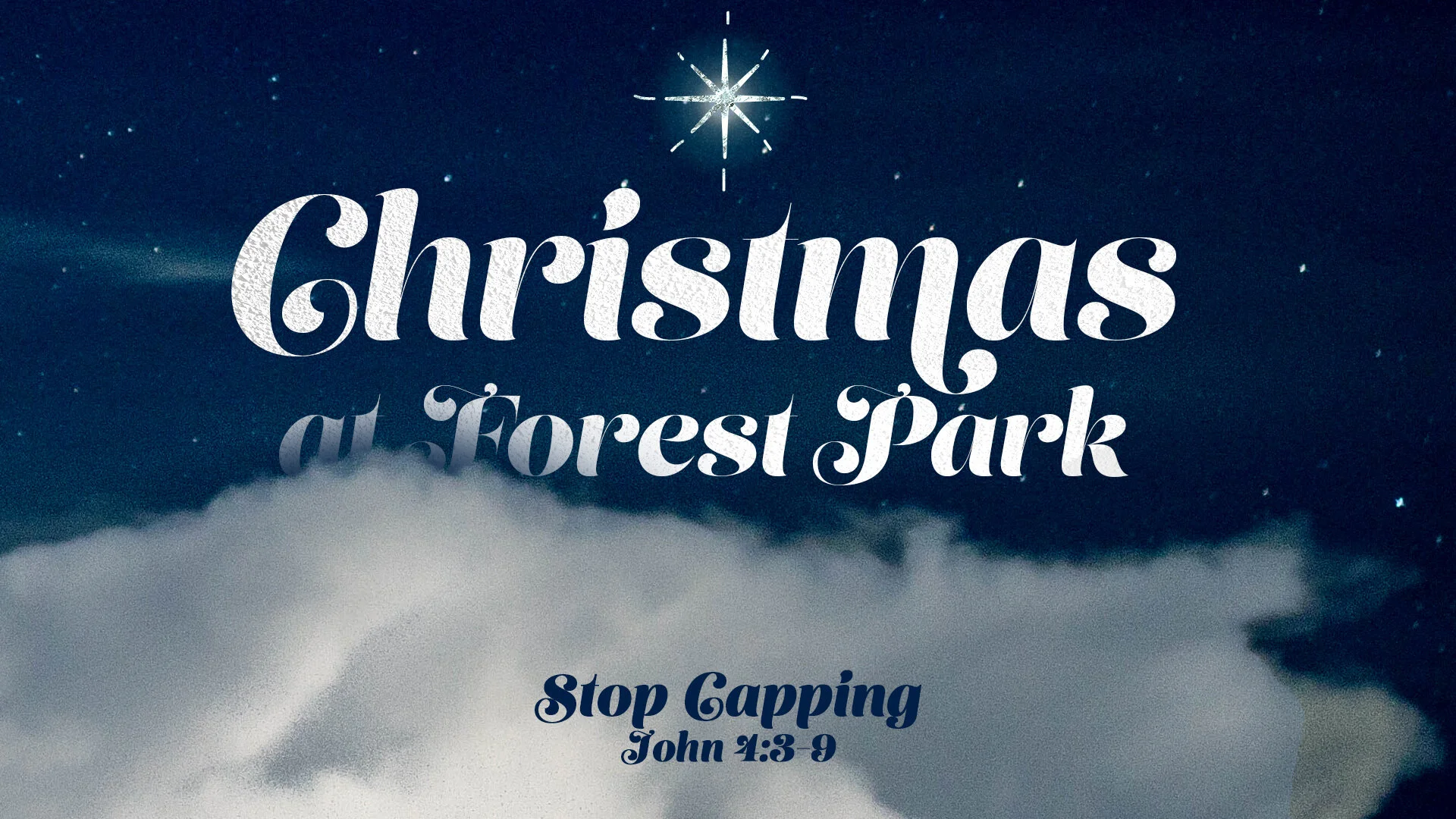 Stop Capping — Forest Park Church | Jesus First