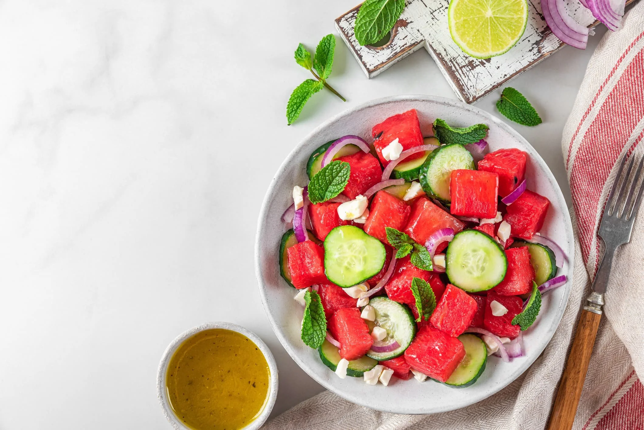Watermelon and Mint Salad