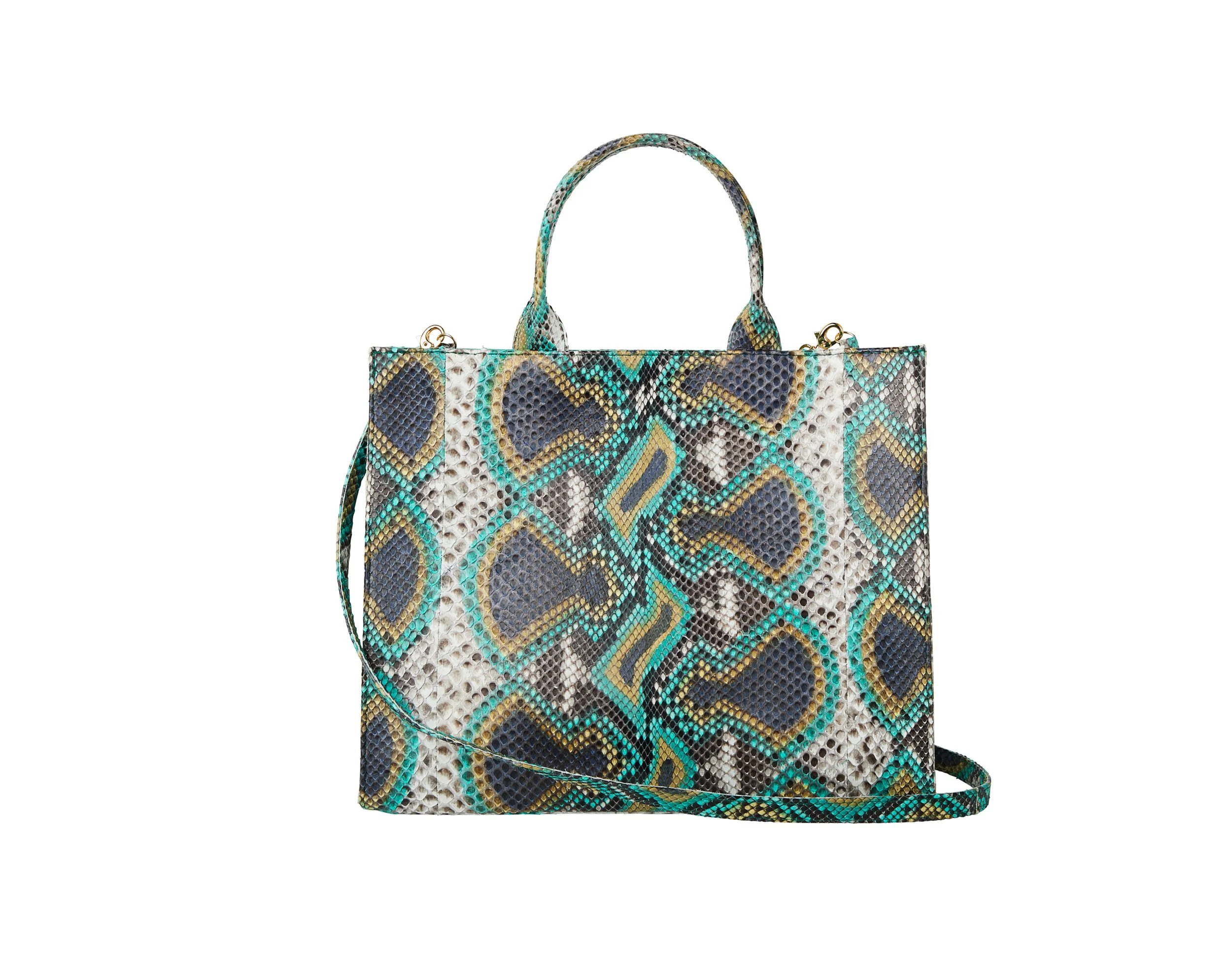The Adele Tote · Rainbow Python — Sarah Stewart Women's Clothing & Accessories