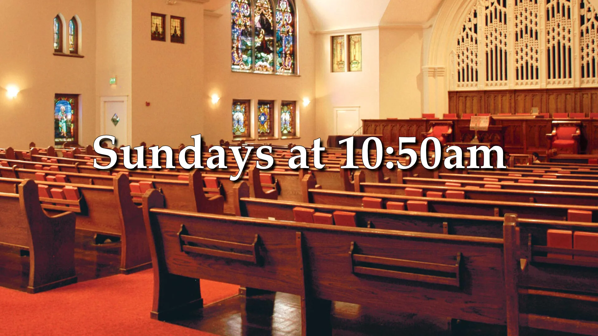 Methodist Church Inside
