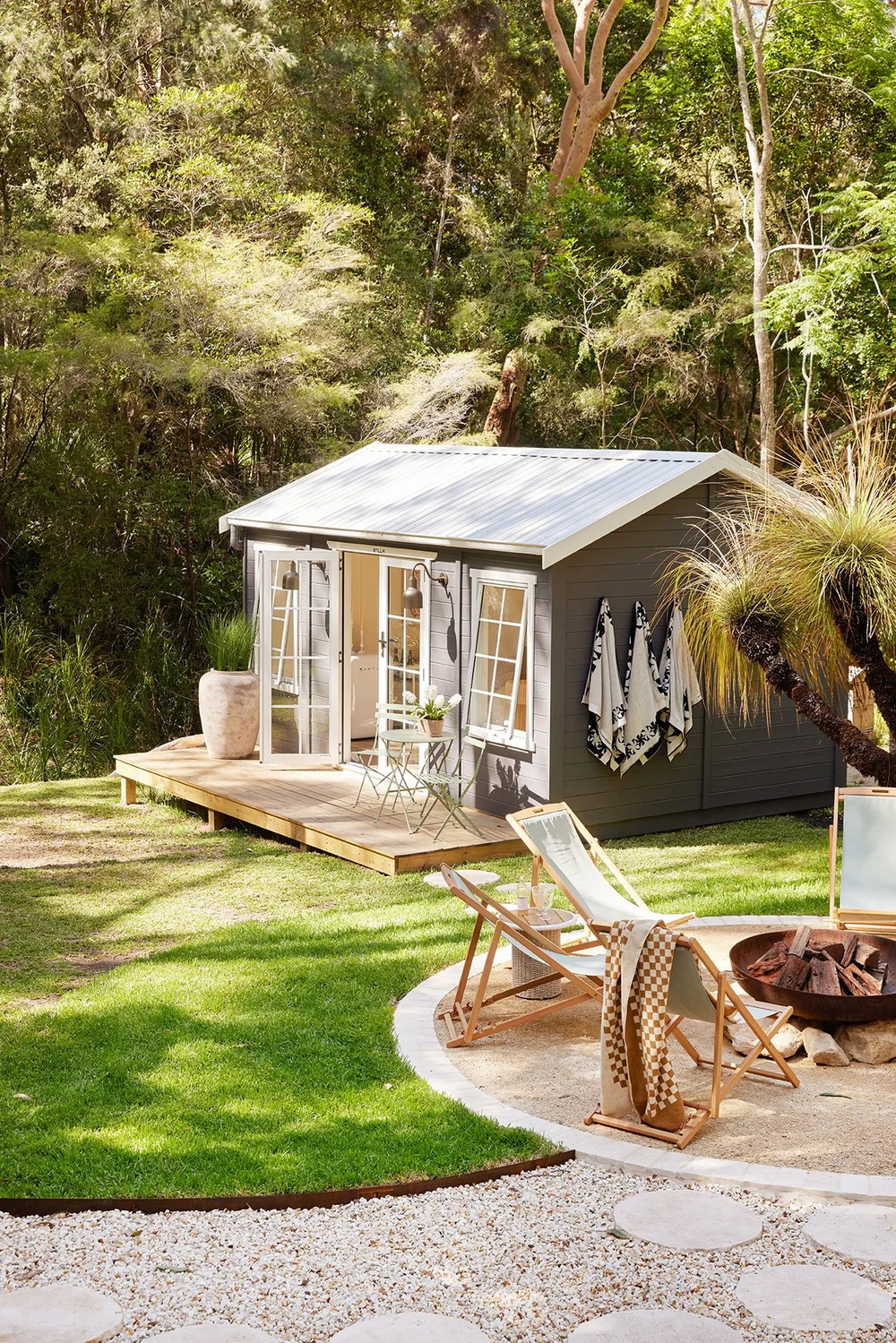 GET THE LOOK - BACKYARD + SHED - ECLECTIC ESCAPE — THREE BIRDS RENOVATIONS